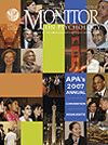 October 2007 Monitor on Psychology