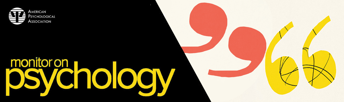 November/December 2023 Monitor on Psychology