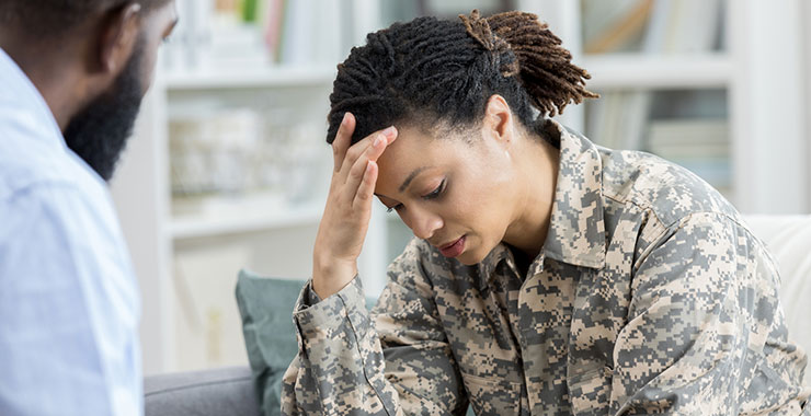 Depression intensifies anger in veterans with PTSD