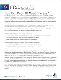 How Do I Know if I Need Therapy?
