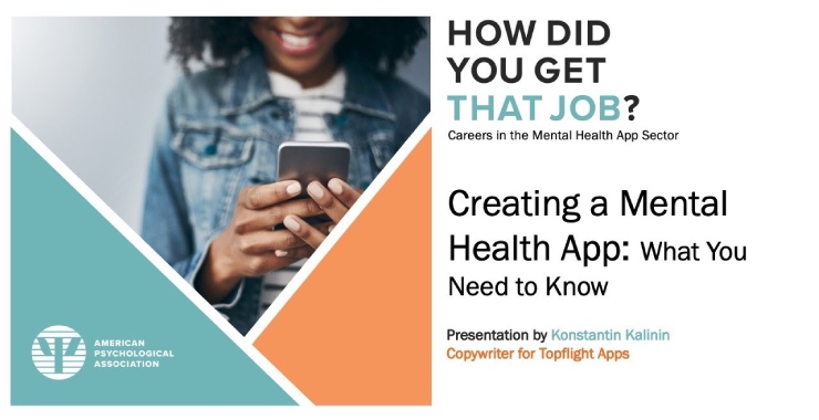 Careers in the mental health app sector