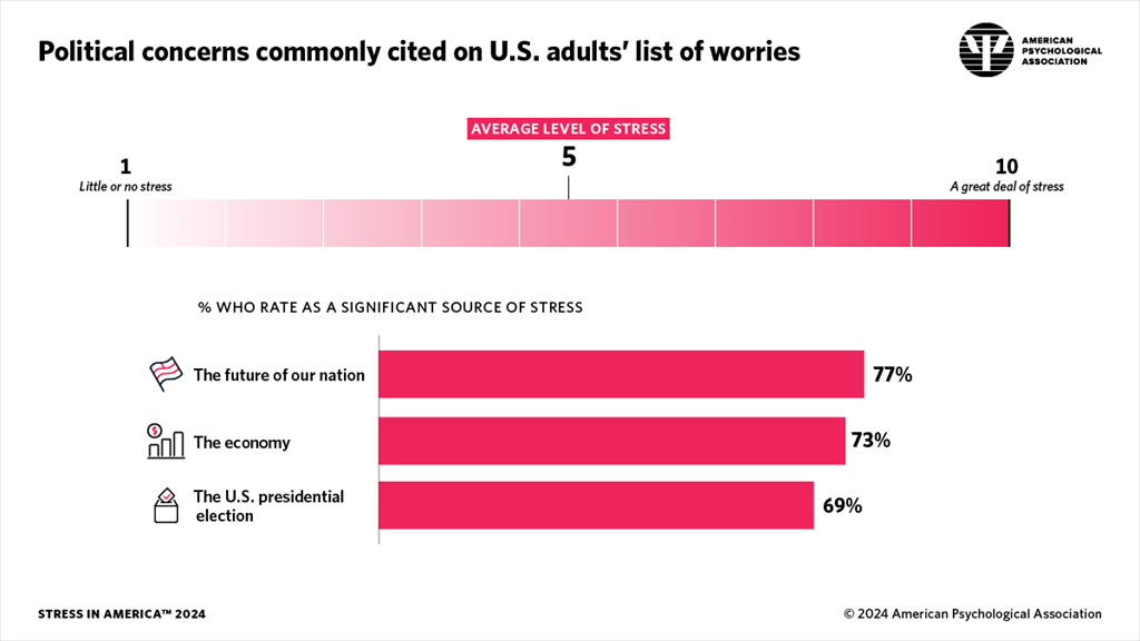Stress in America 2024: A nation in political turmoil