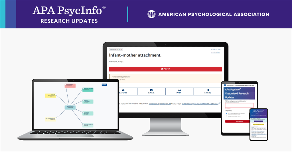 APA PsycInfo Research Updates