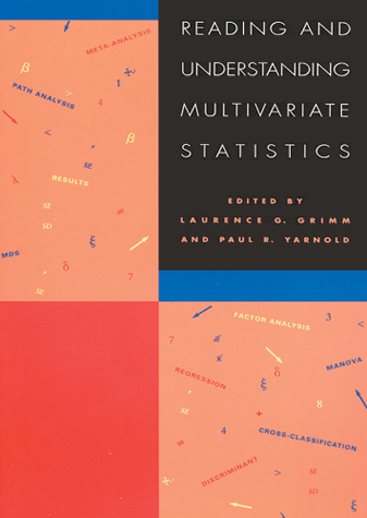 Reading and Understanding Multivariate Statistics